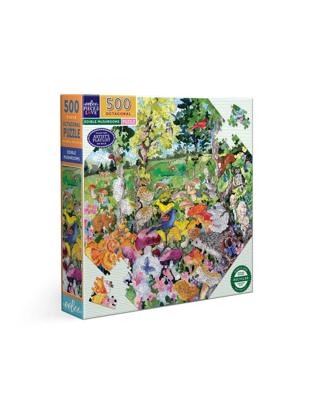 Edible Mushrooms Puzzle – Bliss