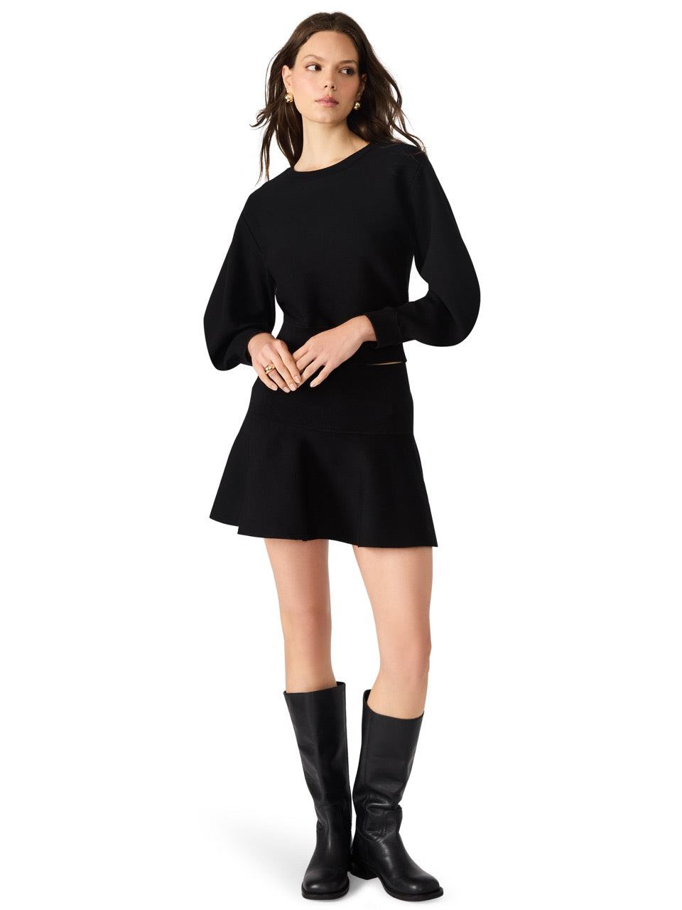 Steve Madden Rosina Flare Hem Mini Skirt – Bliss